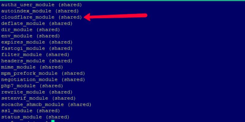How To Install Apache mod_cloudflare on Debian