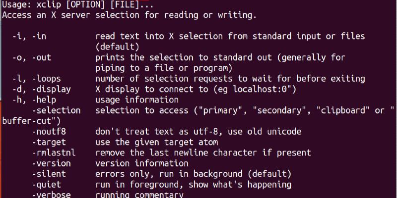How to access clipboard using xclip in Ubuntu