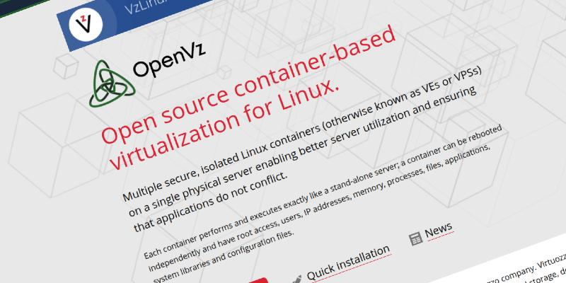 OpenVZ 8.0 Alpha released