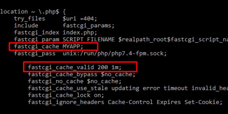 How to enable server-side FastCGI caching with Nginx and PHP