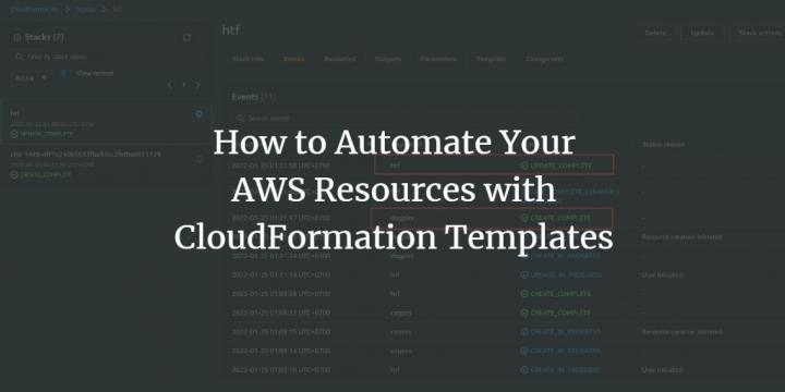 How to Automate Your AWS Resources with CloudFormation Templates