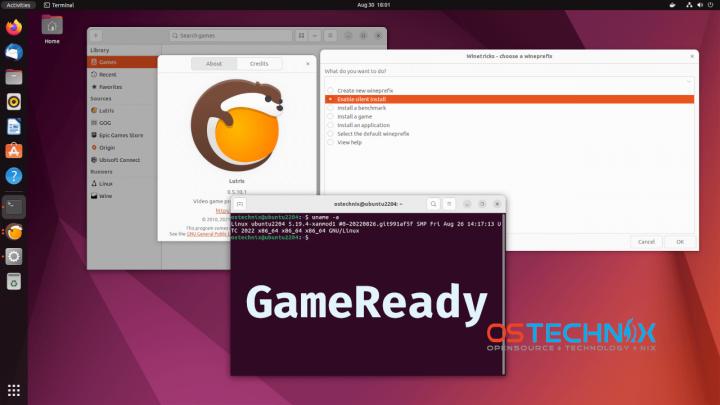 Install WINE Winetricks Lutris GameMode Xanmod Kernel