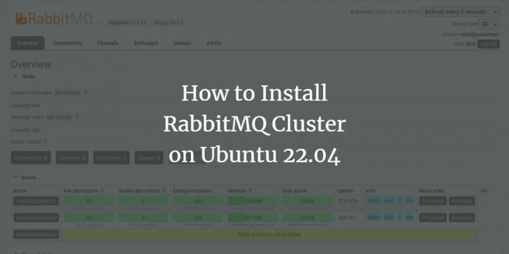 How to Install RabbitMQ Cluster on Ubuntu 22.04