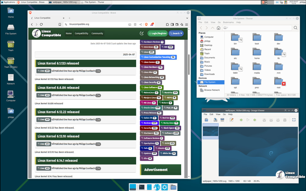 Debian 13 Trixie Testing 20250505 Live Images