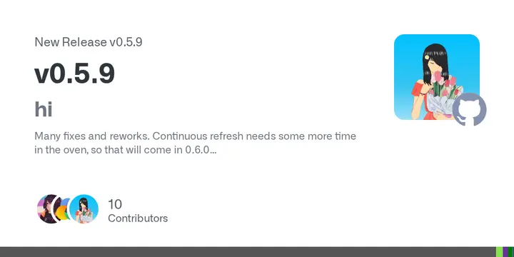 Bazaar 0.5.9 released